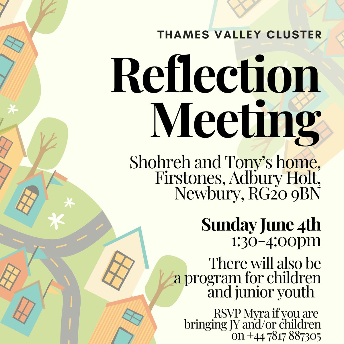 Looking forward to the next Cluster Reflection Meeting – Thames Valley ...